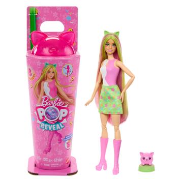 Boneca Barbie Pop Reveal Série Shake Festa Animal - Boneca + Copo ...