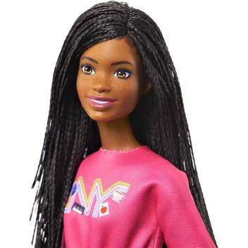 Boneca Barbie Preta 30cm Brooklyn Saia Metálica Hgt14 Mattel - Boneca ...