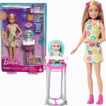 Boneca Barbie Skipper Bebê no Cadeirão Color Change3+ Mattel - Boneca ...