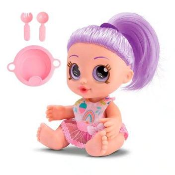 Boneca Bebê Bambola Papinha Rainbow Baby - Bonecas - Magazine Luiza