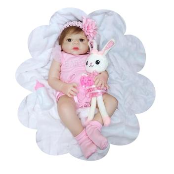 Boneca Bebê Realista Acessórios e Pelúcia Fofinha BBR Toys - Boneca ...