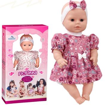 Boneca bebezao grande vinil 40cm menina barato - Adijomar Brinquedos ...