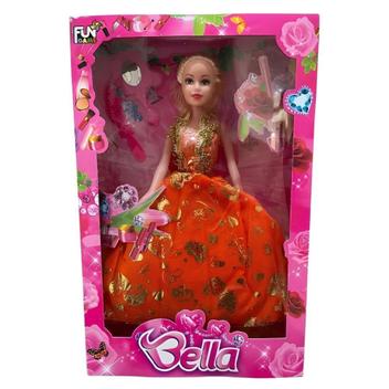 Boneca Bella 30Cm Articulada Princesa Com Acessórios - Fungame - Bonecas - Magazine Luiza