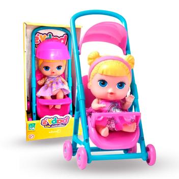 Boneca com Carrinho babys collection fofa e resistente - Super Toys ...