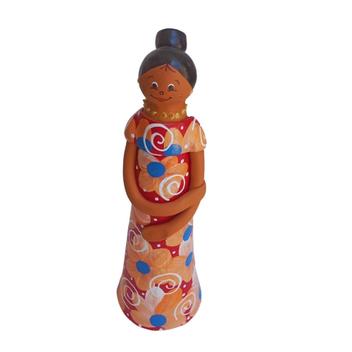 Boneca de Barro Olivia "Um Toque de Arte e Tradição em Sua Decoração ...