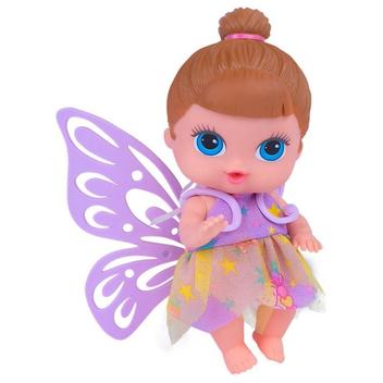 Boneca Fada Baby Collection Mini Morena Menina Vinil 19cm - Super Toys ...