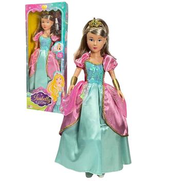 Boneca Gigante Isabelly Princesa Articulada 80cm Presente Crianças +3 ...