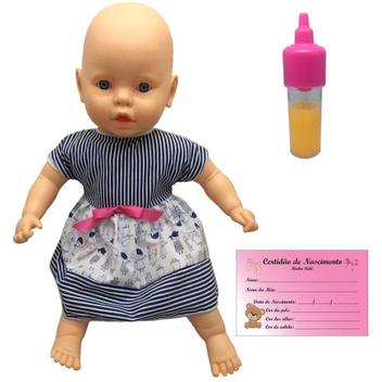 Boneca Grande Bebê Encanto Bebezão 55cm Acessórios Mamadeira Mágica ...