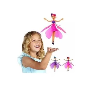 Boneca Infantil Fada Voadora Controle Remoto Voa De Verdade - Toykids ...