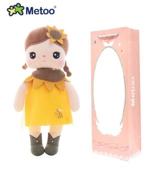 Boneca Metoo Angela Floral 33 Cm + Sacola Metoo - Original - Boneca Metoo - Magazine Luiza