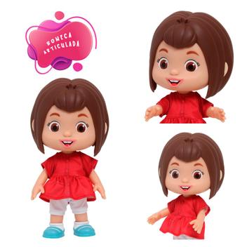 Boneca Mônica Grande Baby Brink Brinquedo Infantil Divertido - Bonecas ...