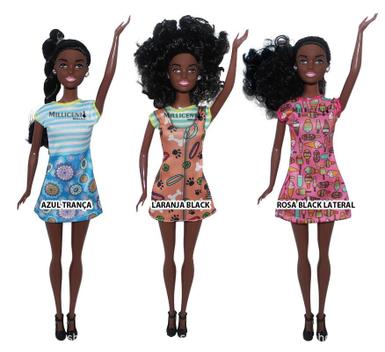 Boneca Negra Estilo B4rbie Black Africana - Escolha Modelo! - Barbie ...