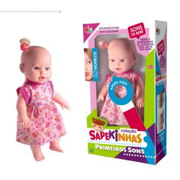 Boneca negra que chora ri fala mamae papai bonequinha bebe preta ...