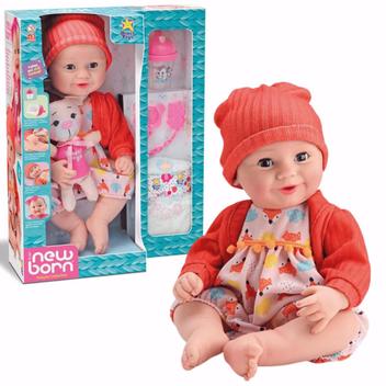Boneca New Born Unique Collection Body Laranja - Divertoys - Bonecas ...