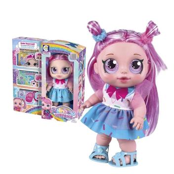 Boneca Rainbow Surprise Cabelo Rosa - Cotiplás - Cotiplas - Bonecas ...