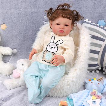 Boneca Reborn BABESIDE Laney 50 cm com caixa de presente para crianças ...