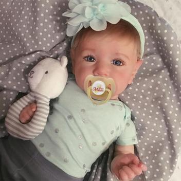 Boneca Reborn BABESIDE Lifelike Girl 50 cm com roupas - Boneca Reborn ...