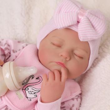 Boneca Reborn BABESIDE - Menina Realista 50cm com Acessórios - Boneca ...