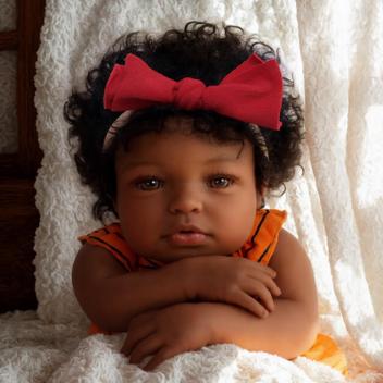 Boneca Reborn BABESIDE - Realista 50,8cm - Negra com Acessórios ...