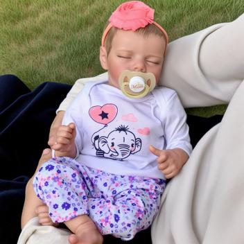 Boneca Reborn BABESIDE Realistic 43 cm com kit de alimentação 3 ...