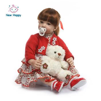 Boneca Reborn Corpo de Pano 60 Centímetros New Happy - Boneca Reborn ...