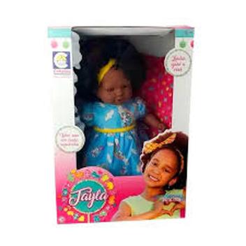 Boneca Tayla Negra - Cabelo Cacheado - 2281 - Cotiplás - Boneca Negra ...