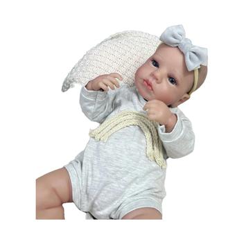 Bonecas Bebês Reborn De Vinil De Silicone Realista, 50cm, Loulou ...