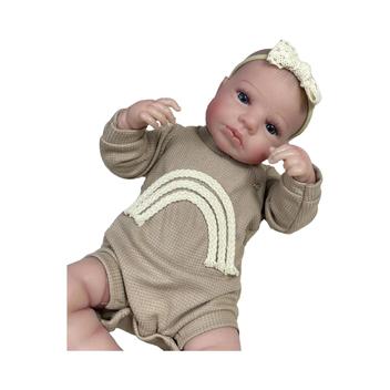 Bonecas Bebês Reborn De Vinil De Silicone Realista, 50cm, Loulou ...