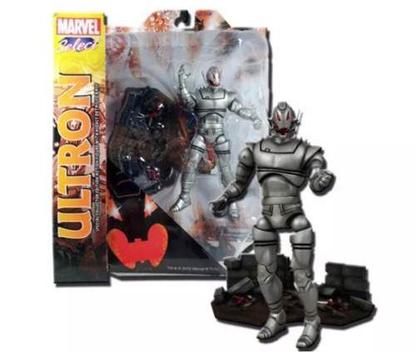 Boneco Action Figure Ultron Marvel Select Vingadores - Diamond Select ...
