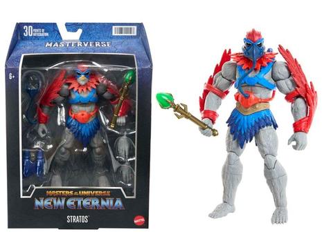 Boneco Articulado Deluxe Stratos Com Acessórios Homem Pássaro - He-Man ...
