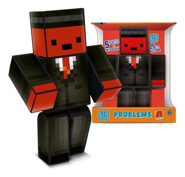 Boneco Articulado do Jogo MineCraft Youtuber Kadu Problems - Algazarra ...