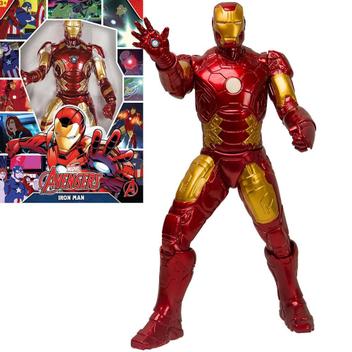 Boneco Articulado Iron Man Revolution Gigante 45cm Mimo Toys 3+ 515 ...