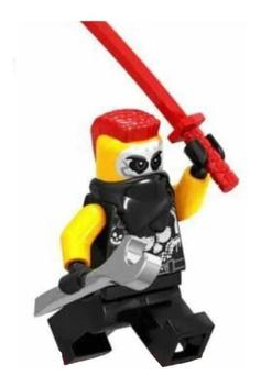 Boneco Blocos De Montar Chopper Maroon Ninja Go Ninjago - Mega Block ...