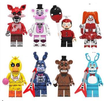 Boneco Blocos de Montar Kit Five Nights at Freddys - WM - Bonecos ...