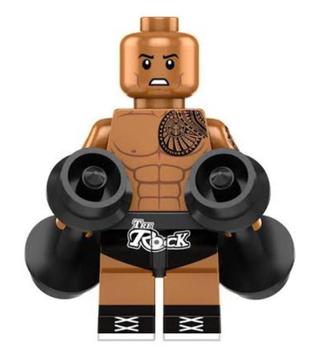 Boneco Blocos De Montar The Rock Dwayne Johnson - Mega Block Toys ...