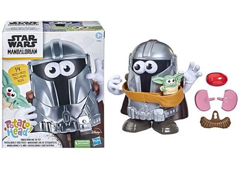 Boneco Cabeça de Batata Star Wars The Mandalorian Com 14 Peças - Disney ...