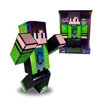Boneco cadres articulado Minecraft Edição Colecionável bloco ...