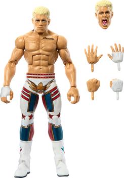 Boneco de ação Mattel WWE Elite Cody Rhodes de 6 polegadas com Acc ...