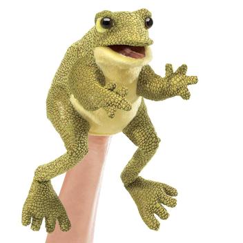 Boneco de Mão de Sapo Engraçado Folkmanis - Pelúcia para Bebês e ...