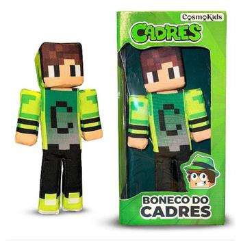 Boneco De Pelucia Cadres Articulado 32Cm Youtuber Streamer - Cosmo Kids ...