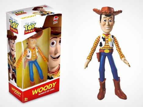 Boneco De Vinil Woody 19cm - Toy Story - Lider - Bonecos - Magazine Luiza
