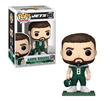 Boneco Funko Pop NFL Jets Aaron Rodgers - Candide - Funko - Magazine Luiza