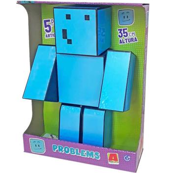 Boneco gamer skin problems 35cm algazarra - Bonecos - Magazine Luiza