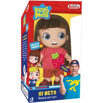 Boneco Giovanna Neto com 14 Frases 27CM - Baby BRINK - Bonecos ...