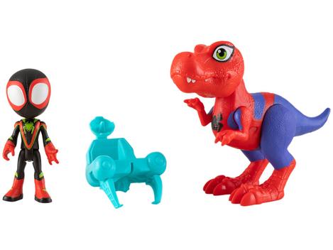 Boneco Marvel Spidey e Seus Amigos Espetaculares - Dino-Webs Spidey-Rex ...