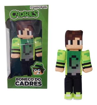 Boneco Minecraft Cadres Youtuber Gamer Articulado Grande - Cosmokids ...