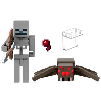 Boneco Minecraft Jockey de Aranha e Esqueleto - Mattel - Boneco ...
