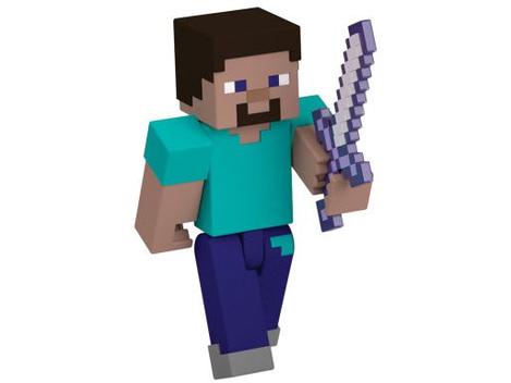 Boneco Minecraft Mattel com Acessórios Mattel - Colecionáveis ...