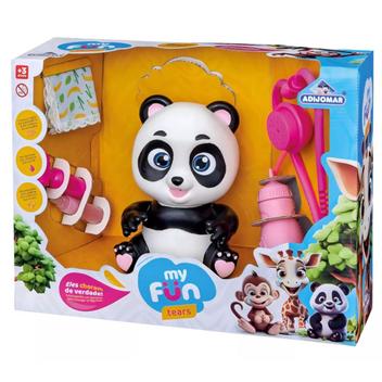 Boneco My Fun Tears Zoo Panda Baby Mama e Chora Sai Lágrima - Adijomar ...