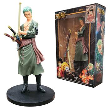Boneco One Piece - Roronoa Zoro verde - Action Figure 18cm - Revista HQ ...